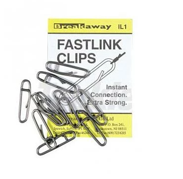 Durable and easy to clean Breakaway Fastlink Clips - The-fishingrods.com